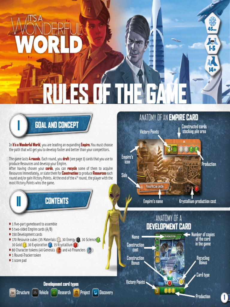 7e Its A Wonderful World Rulebook | PDF | Gaming