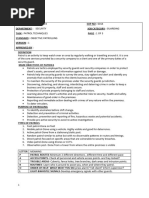 Patroling or Roving Inspection | PDF | Security Guard | Emergency