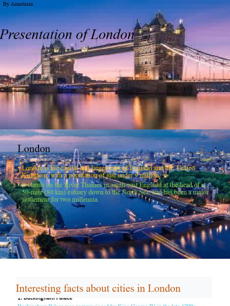 Presentation of London | PDF | Palace Of Westminster | London