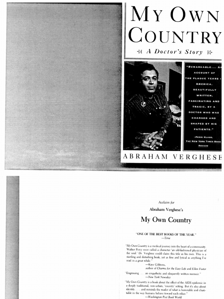 My Own Country-Abraham Verghese | PDF