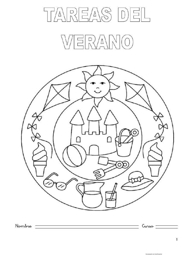 TAREAS VERANO 1º Primaria | PDF