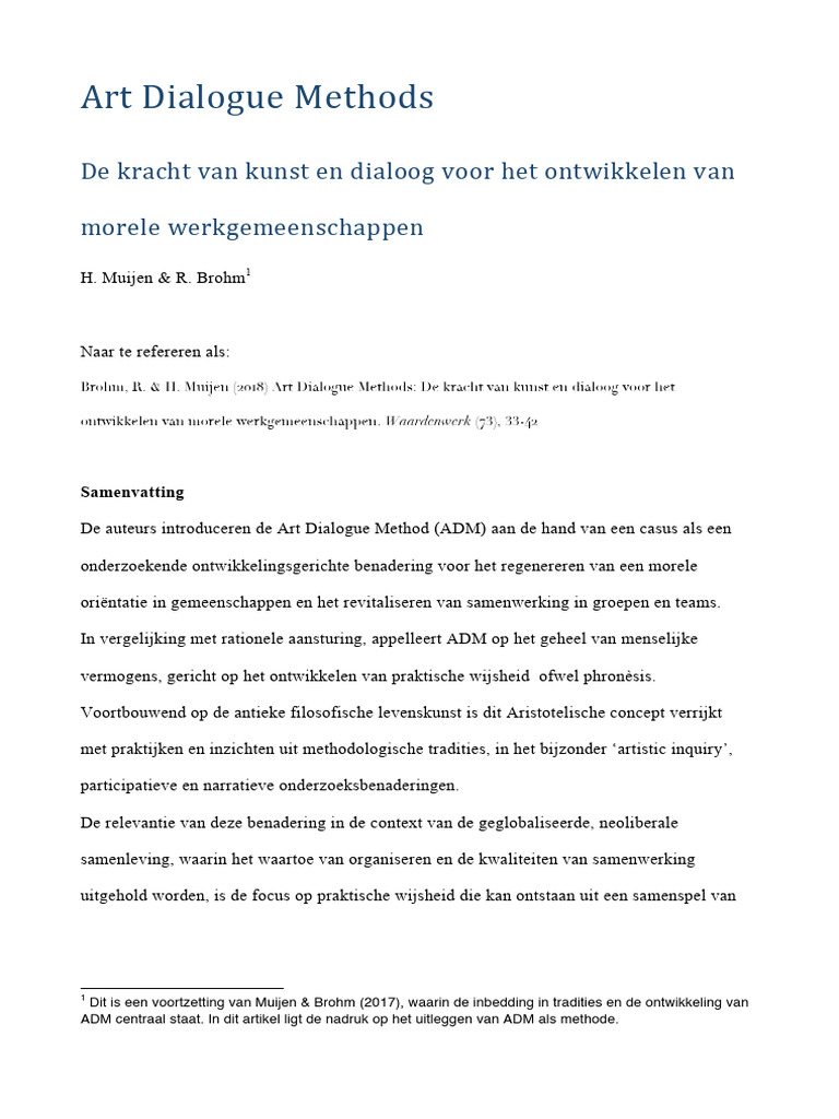 Art Dialog Methods | PDF