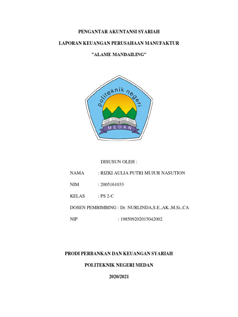 Laporan Keuangan Alame Mandailing | PDF