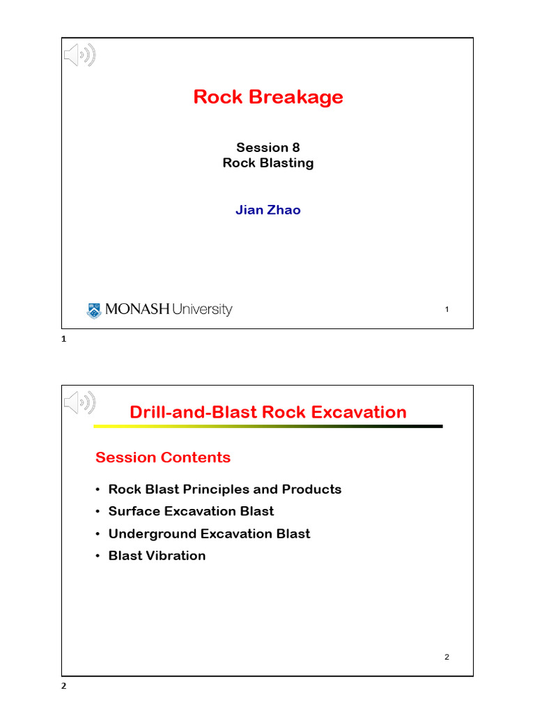 Rock Blasting Techniques and Principles | PDF | Explosion | Materials