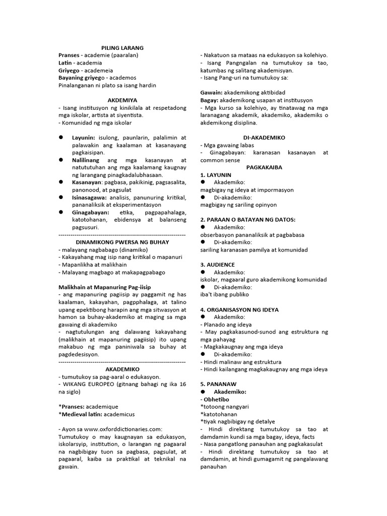 Piling Larang | PDF