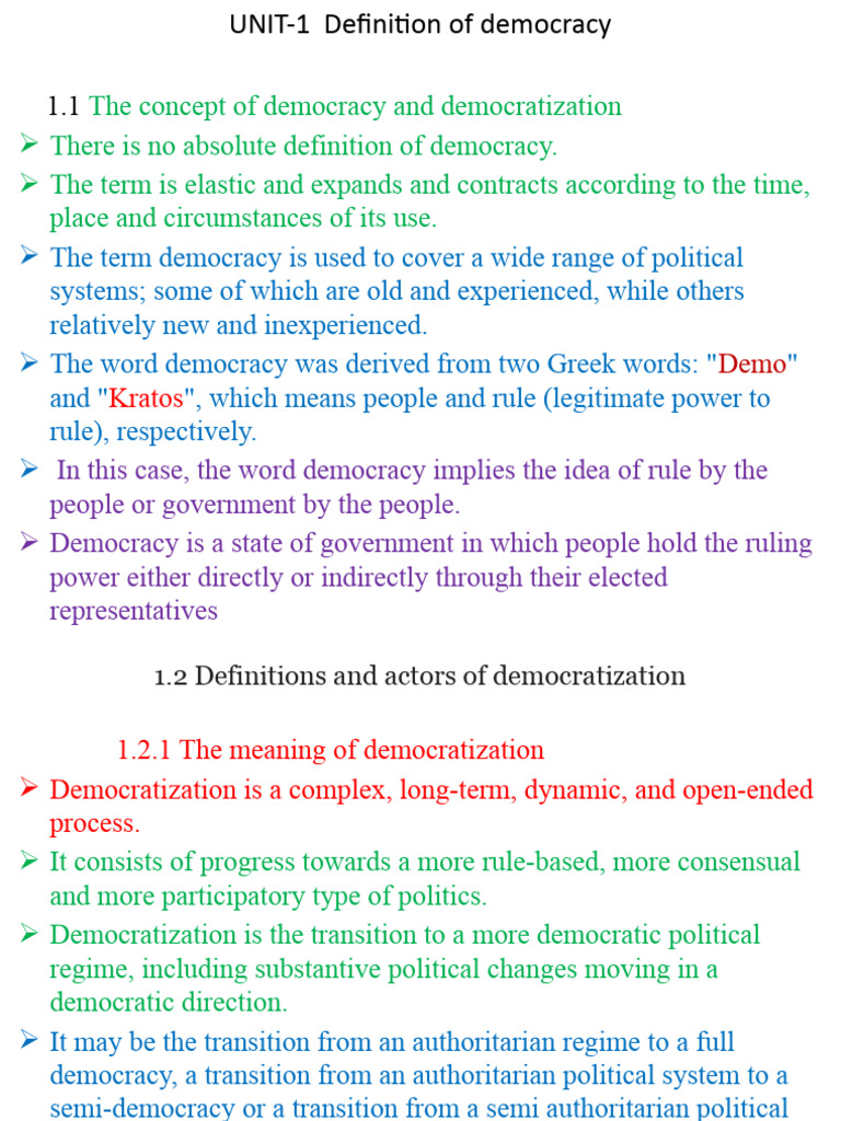 Unit One. Grade 10, Citizenship | PDF | Democracy | Political Ideologies
