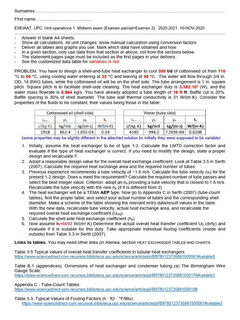 RESOLT PARCIAL OB1 Cas base - 2020-11-09 [Aquest és full de càlcul convertit a PDF] | PDF | Heat ...