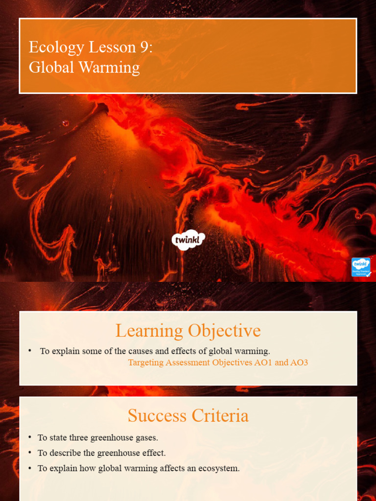 Global Warming PowerPoint | PDF | Greenhouse Effect | Climate Change