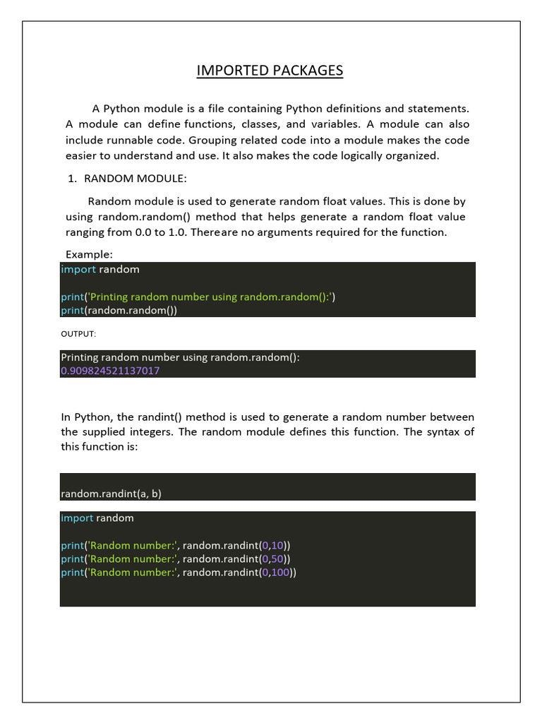 What Is Python Module | Download Free PDF | Python (Programming Language) | Computer Program