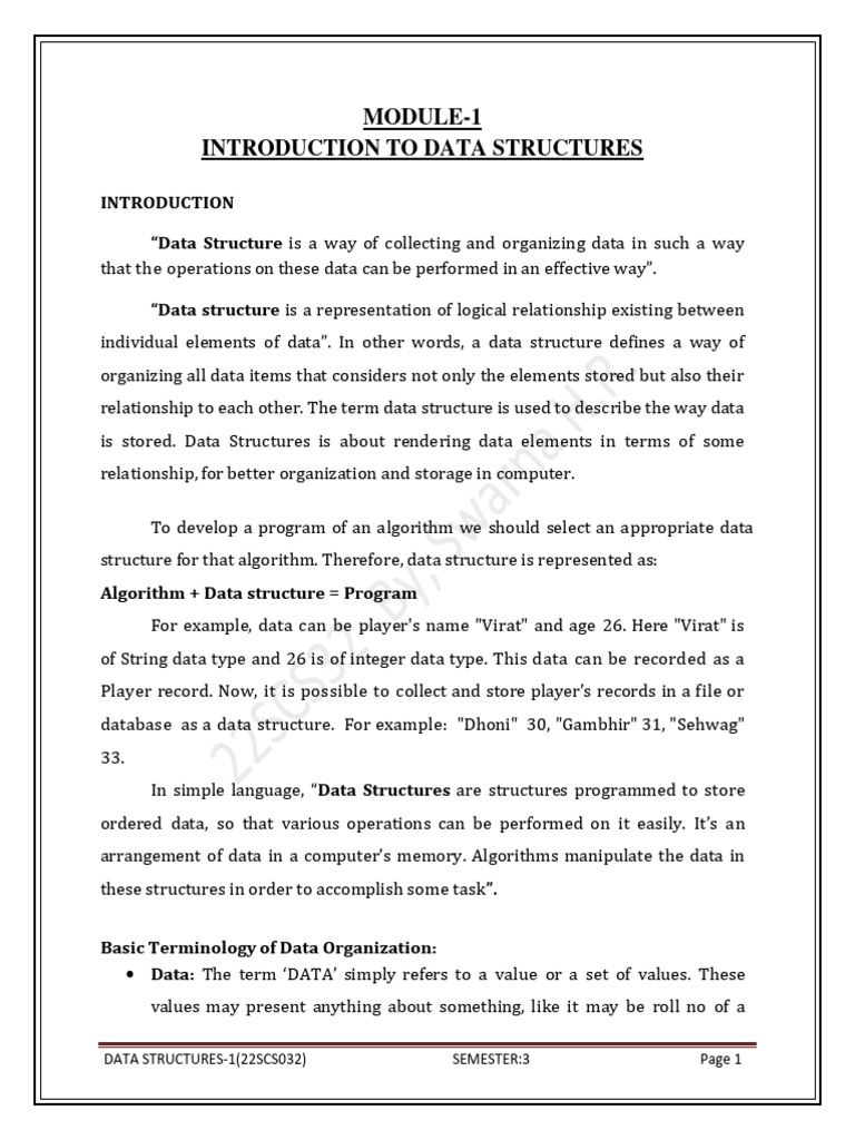 Data Structure Download Free Pdf Pointer Computer Programming Variable Computer Science