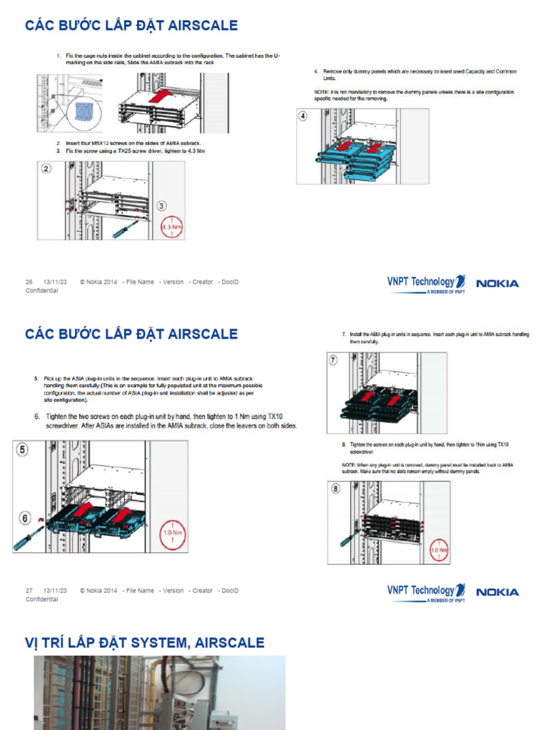 Huong Dan Lap Dat Tram Nokia - Airscale | PDF
