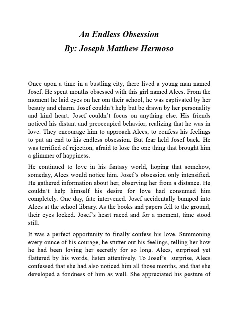 An Endless Obsession | PDF