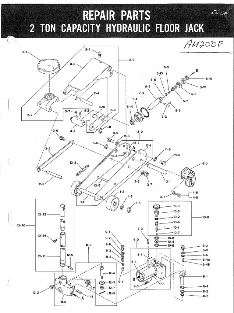 Astroline Am200ffloor Jack 2 Ton | PDF