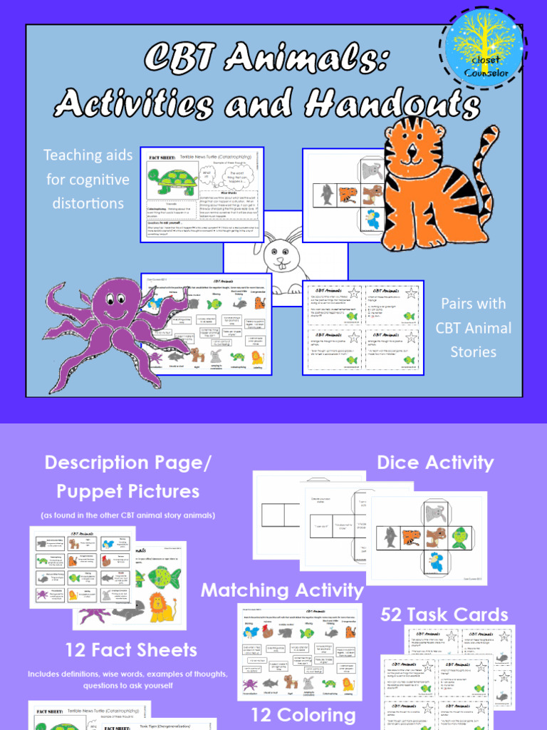 CBT Animal Stories Teaching Aids | PDF | Thought | Cognitive Behavioral ...