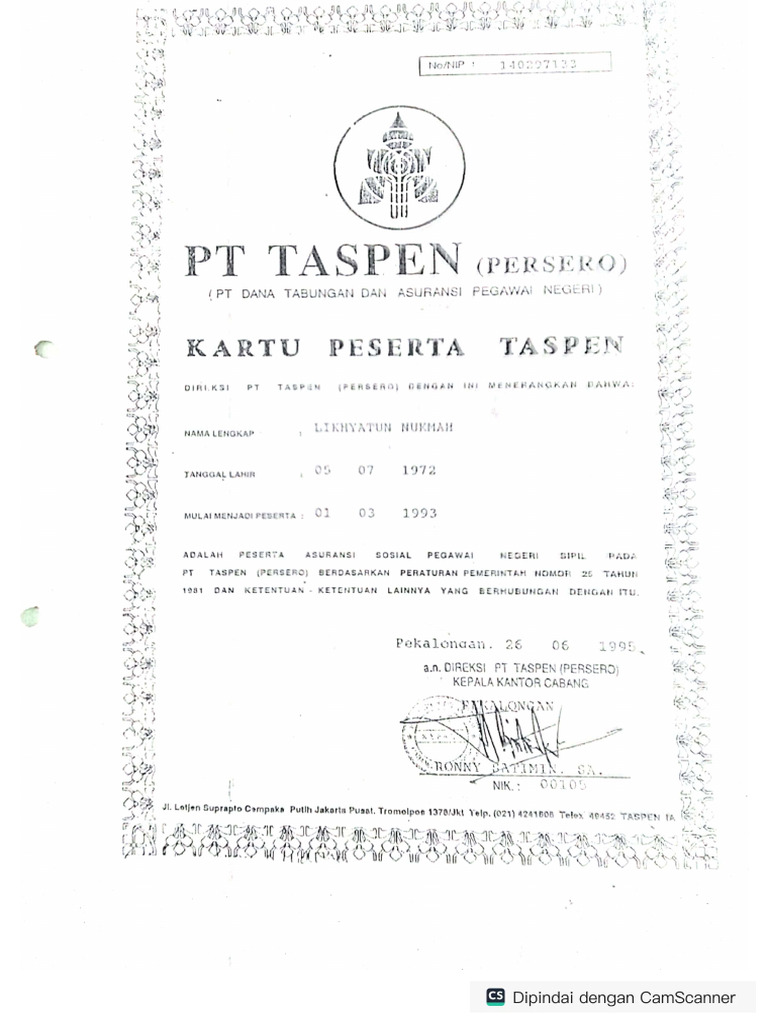 Taspen | PDF