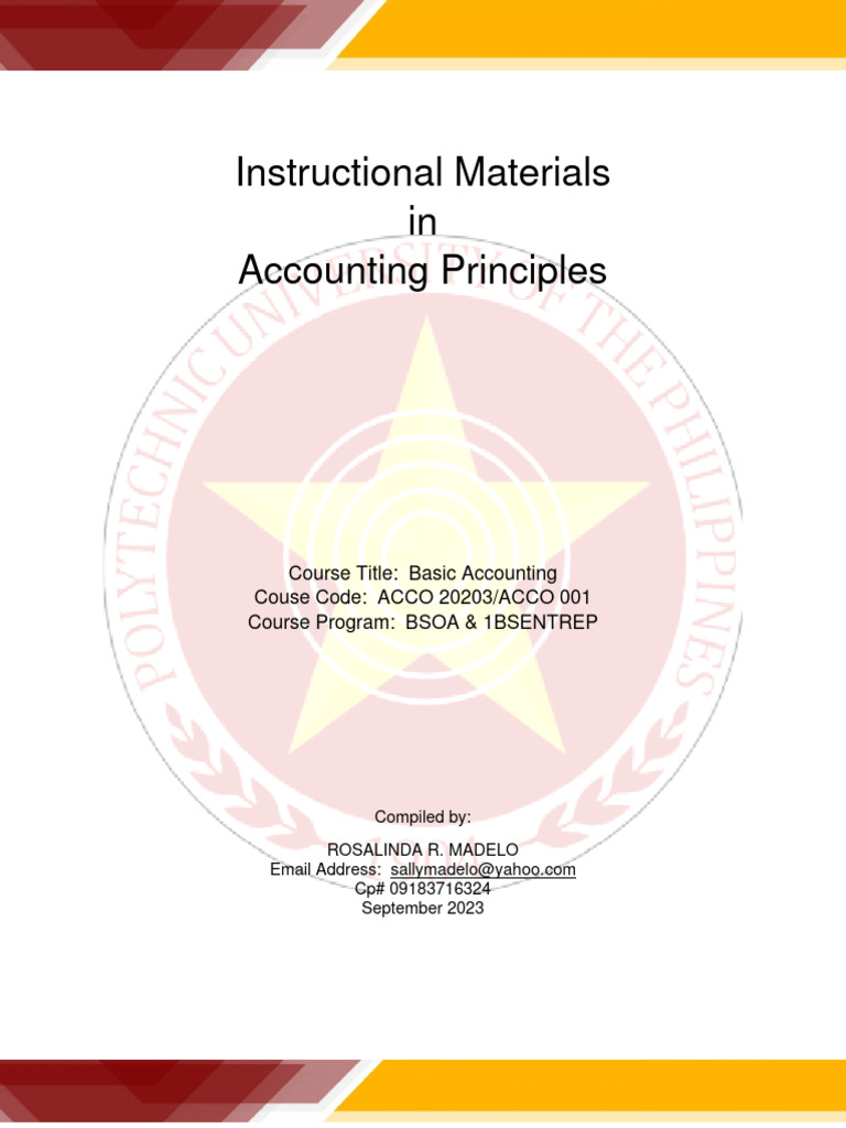 Module 1 Introduction To Accounting For BSOA &1BSENTREP | Download Free ...