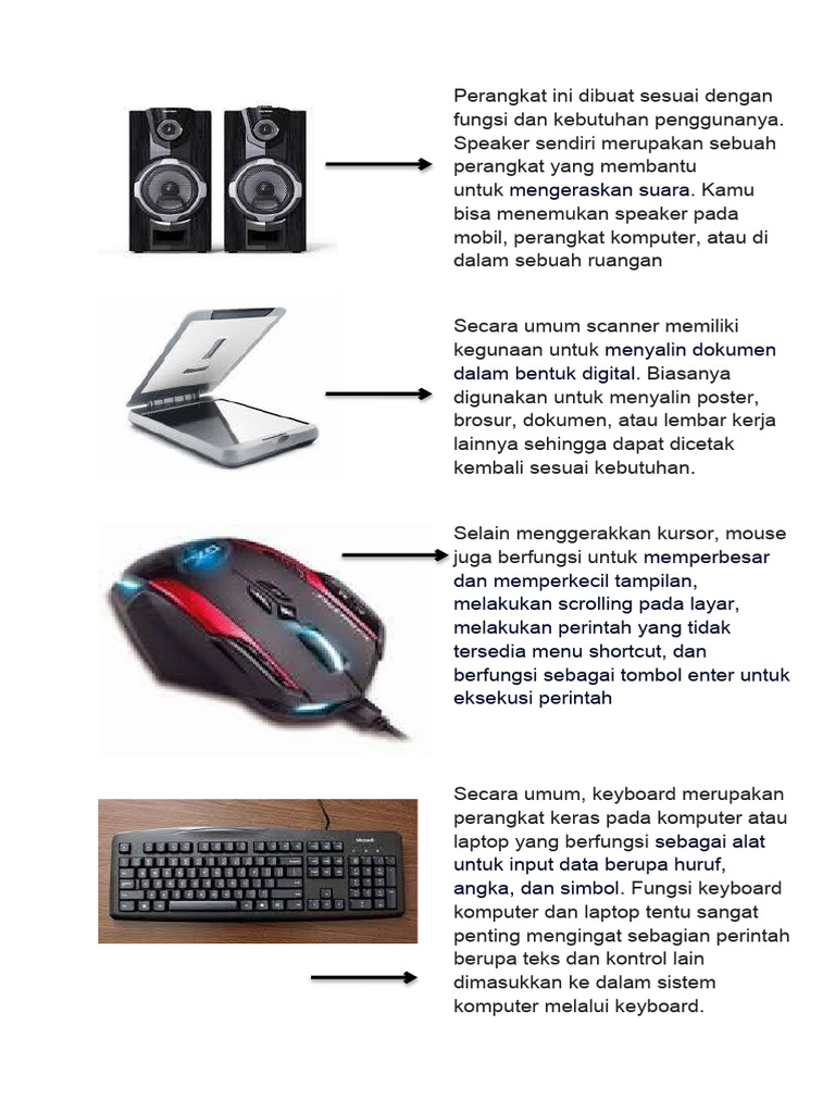 Alat KOmputer Dan Fungsi | PDF