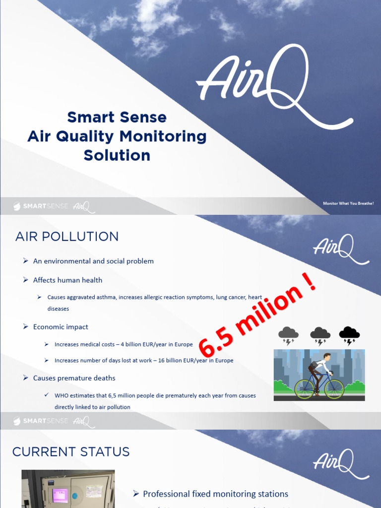 Smart Sense AirQ Monitoring Solution | PDF | Pollution