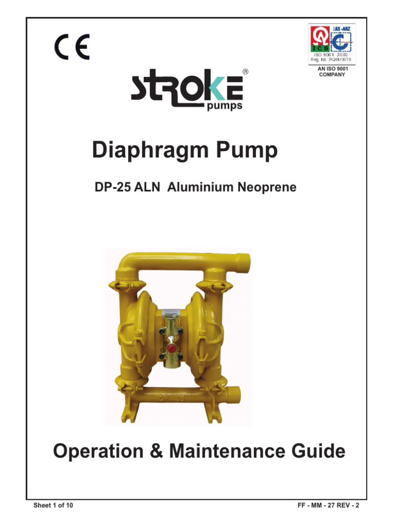 Air Pump DP 25 Aln | PDF | Pump | Valve