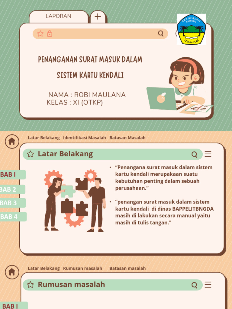 Power Poin Laporan Robi | PDF