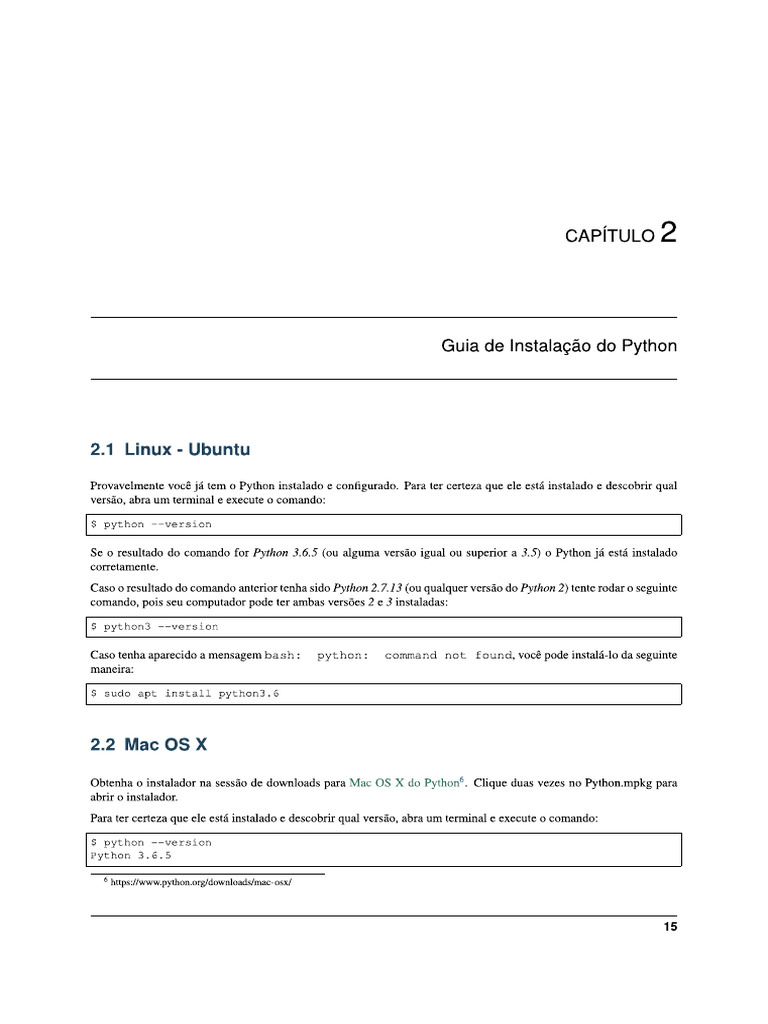 Apostila de Linguagem Python | PDF