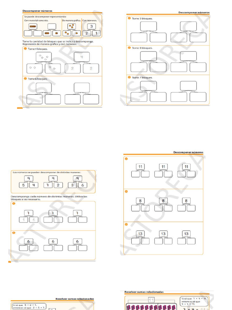ASTORECA - FAMILIA DE OPERACIONES 1° | PDF