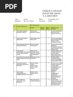 Contoh Ceklis Penilaian Anak TK | PDF | Karier & Perkembangan