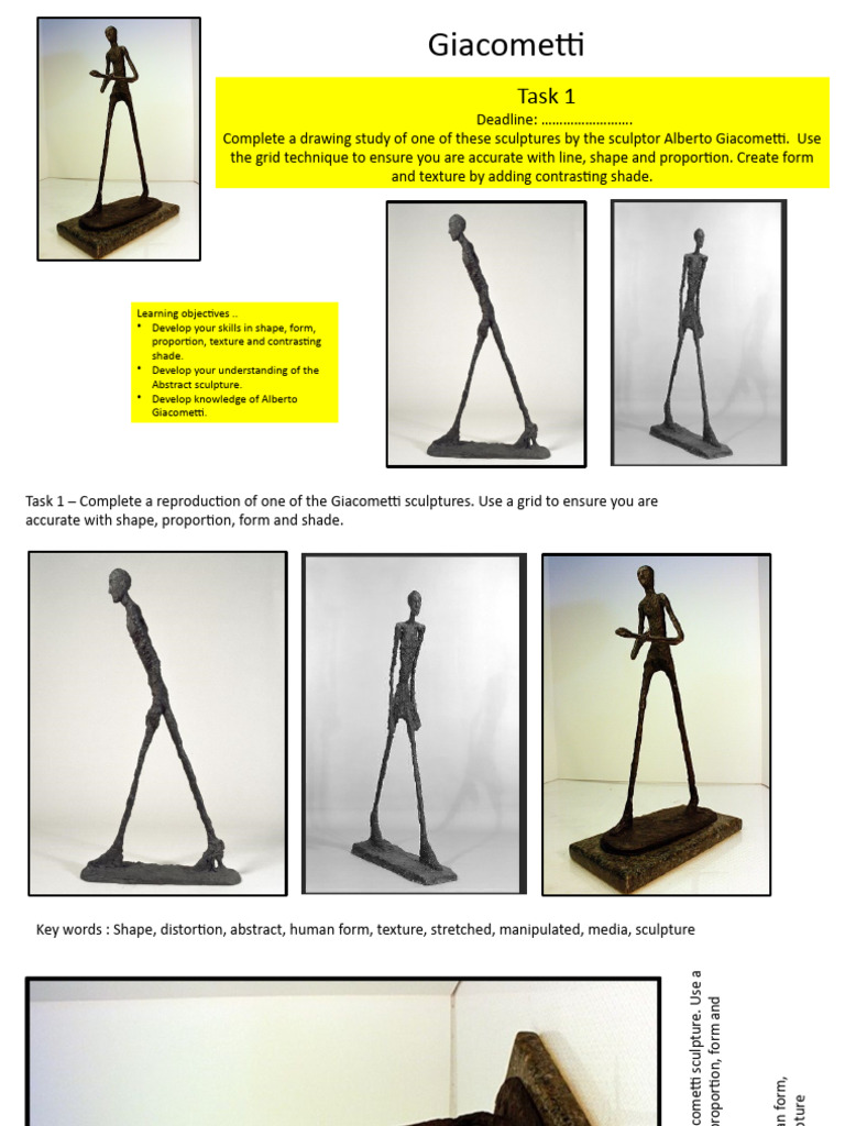 Year 9 Giacometti To Print | PDF | Art