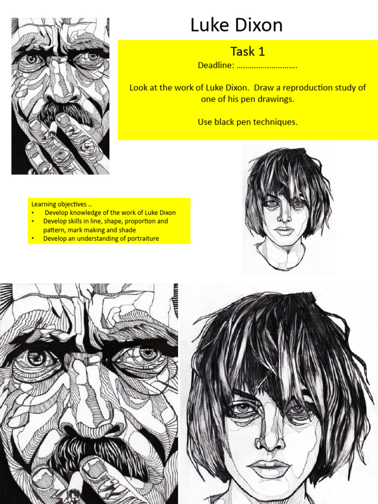 Year 9 Luke Dixon To Print | PDF | Drawing | Pattern