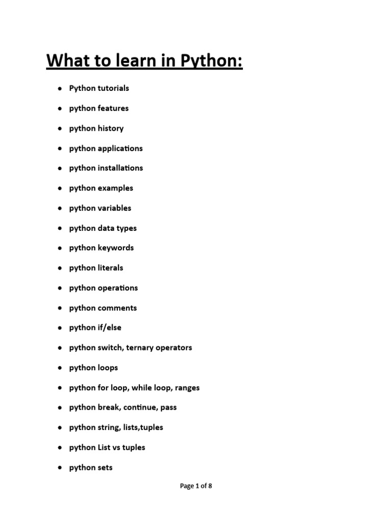 Python Basic Learning | PDF | Python (Programming Language) | Control Flow