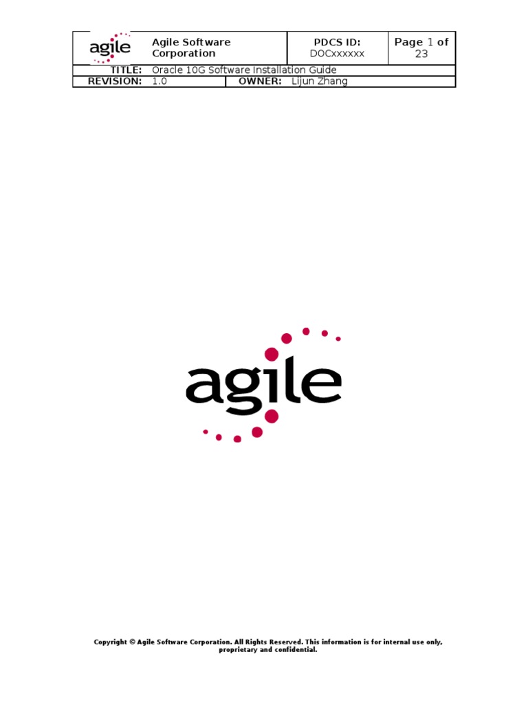 Oracle10g Installation Guide Pdf Oracle Database Proprietary Software 2907