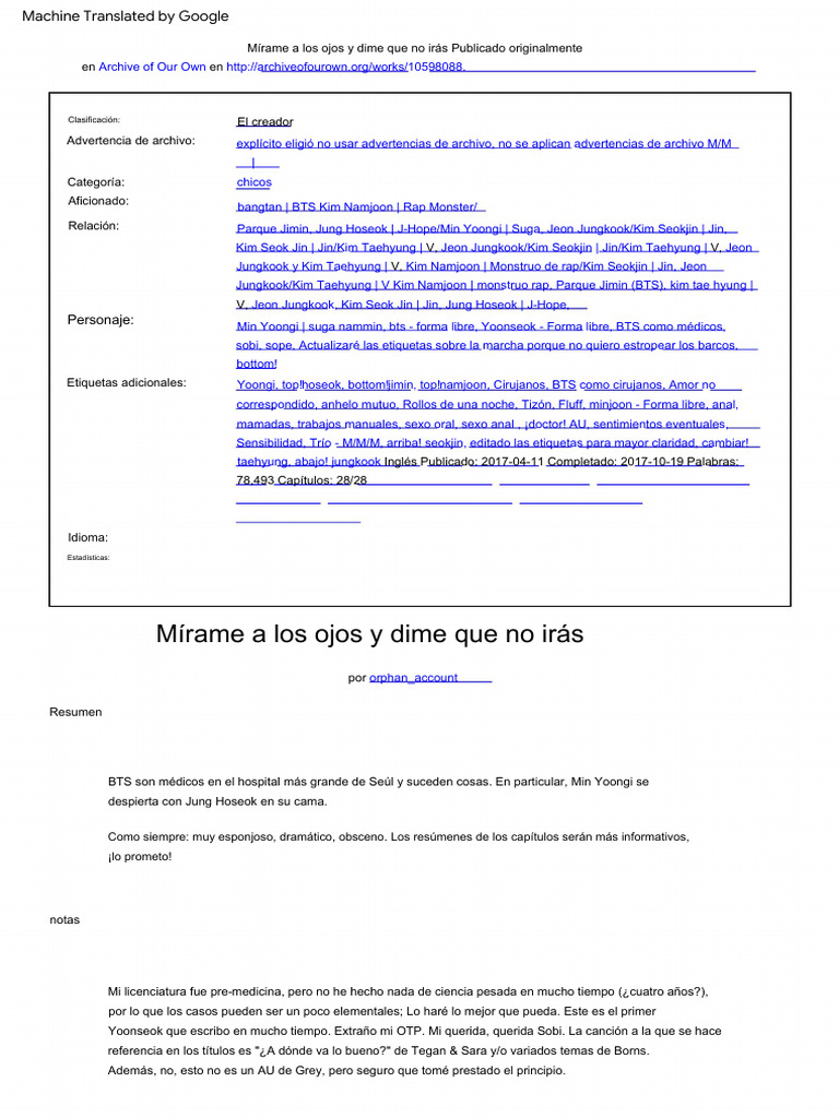 Look Me in The Eye Tell | PDF