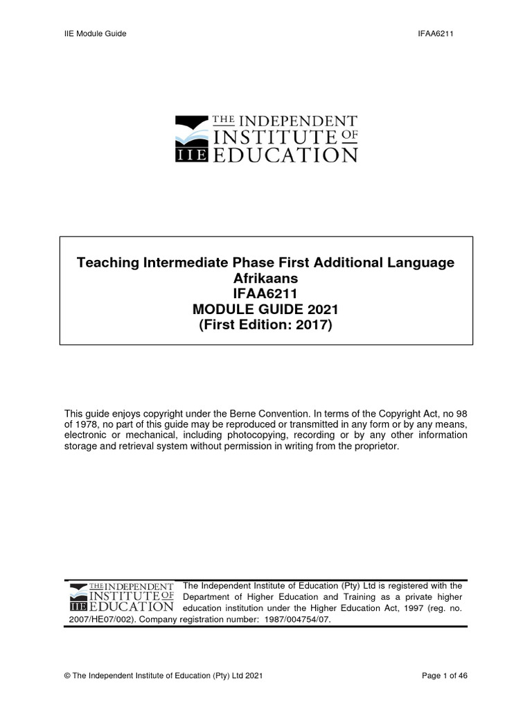 Module Guide | PDF | Learning | Second Language Acquisition
