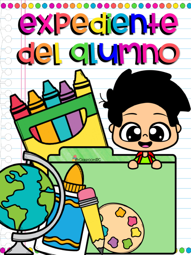 016.-Portadas Expediente Del Alumno | PDF