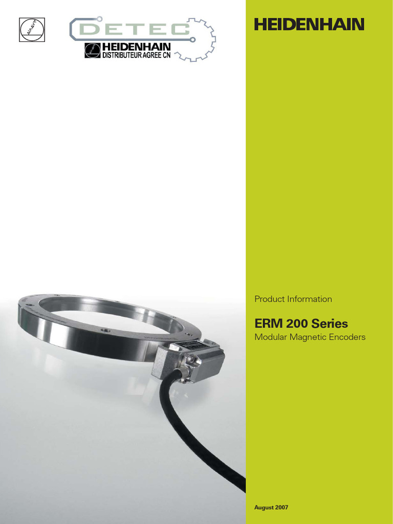 ERM 200 Series Encoder Overview | PDF | Electrical Connector | Accuracy ...