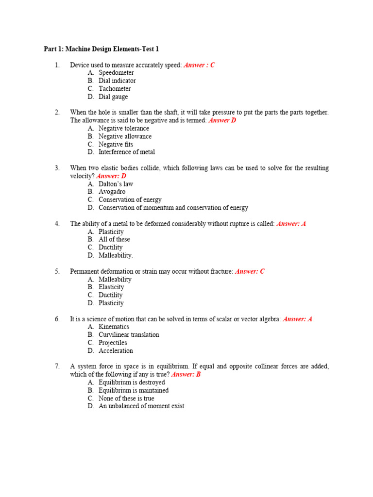Machine-Design Terms | PDF | Ductility | Ultimate Tensile Strength