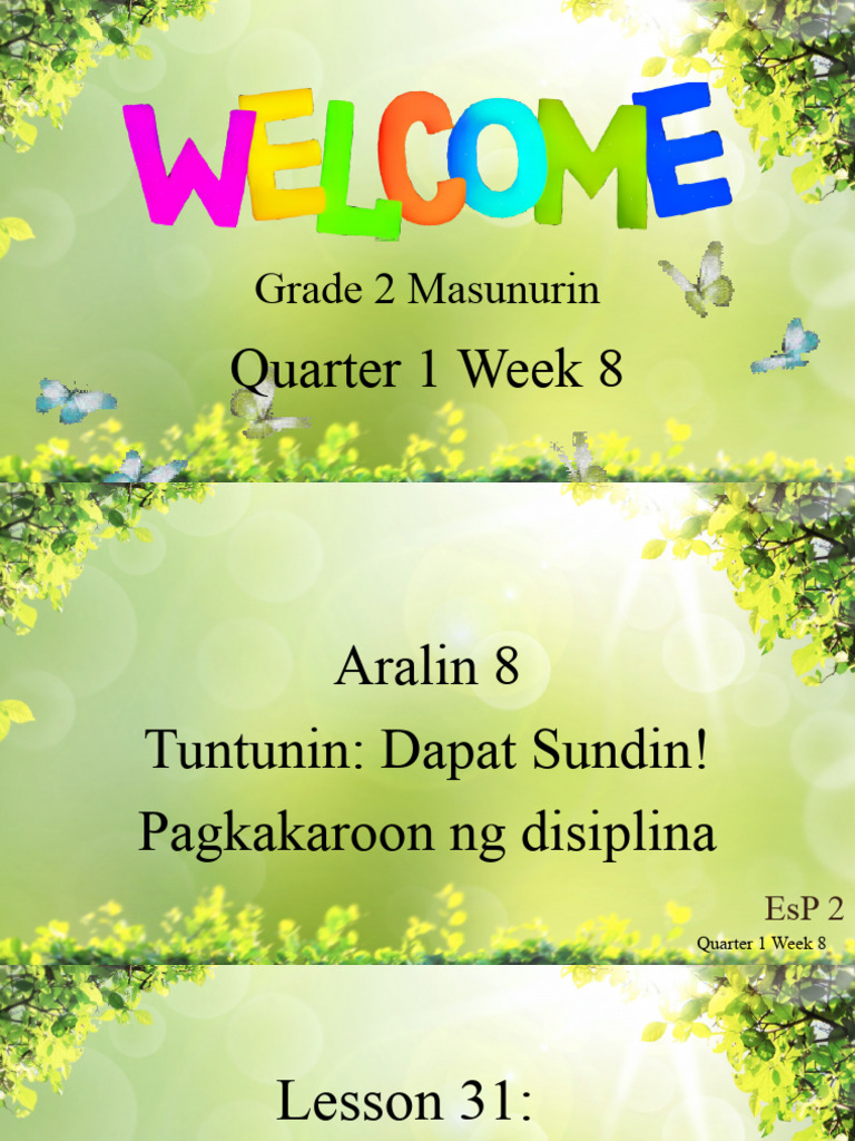 GR 2 Q1 Week 8 | PDF | Self-Improvement | Science & Mathematics