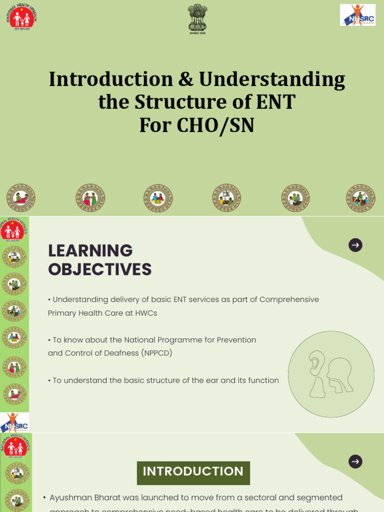 ENT Care For CHO & SN - Introduction & Understanding The Structure of ...