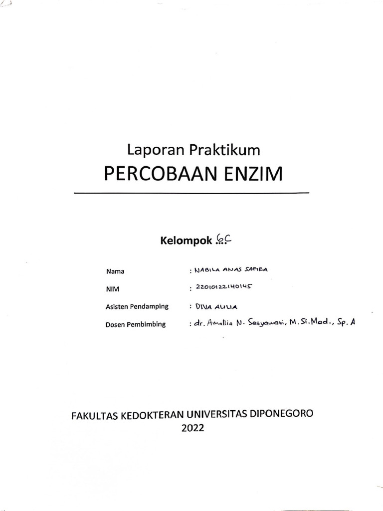 Lapres Enzim | PDF