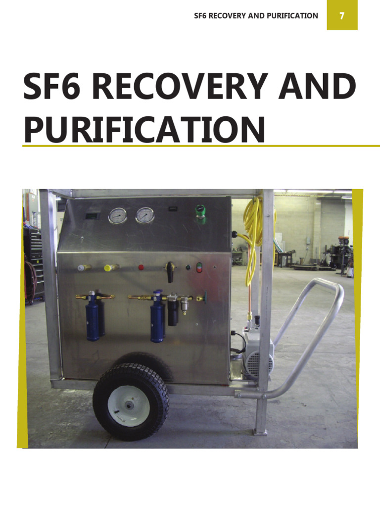 sf6 Doldurma Ve Saflastirma Uniteleri | PDF | Electricity | Physical Sciences