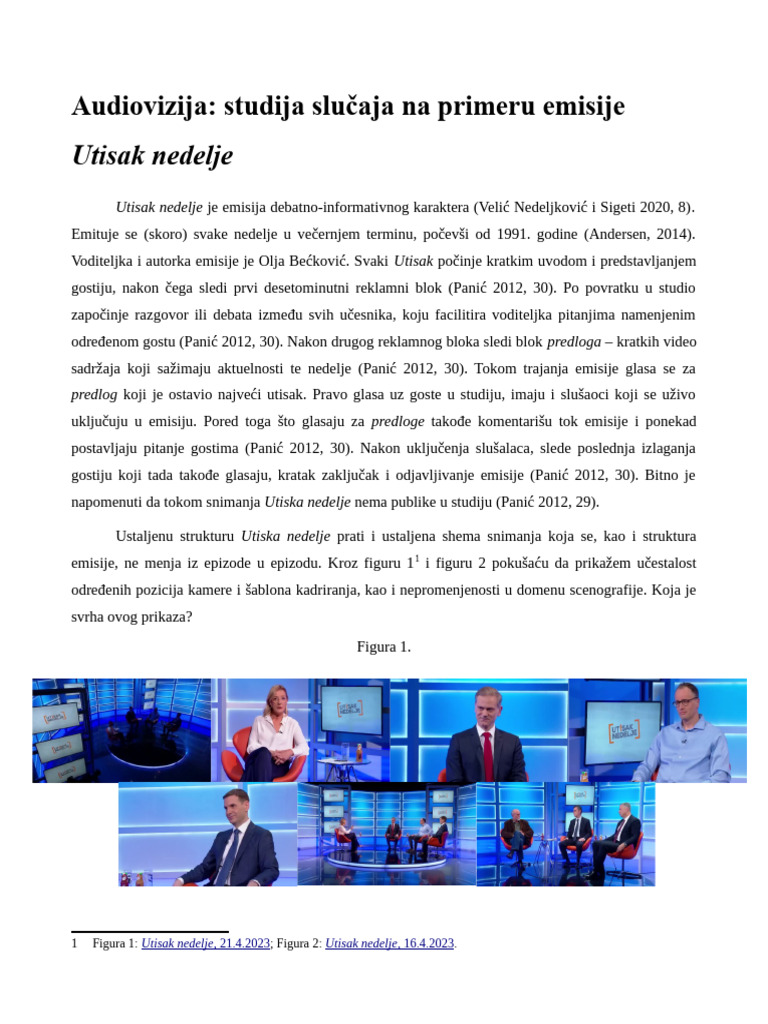 Pisani Deo Ispitnog Zadatka, Lidija Sredojević | PDF