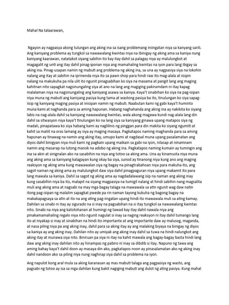 Mahal Na Talaarawan | PDF