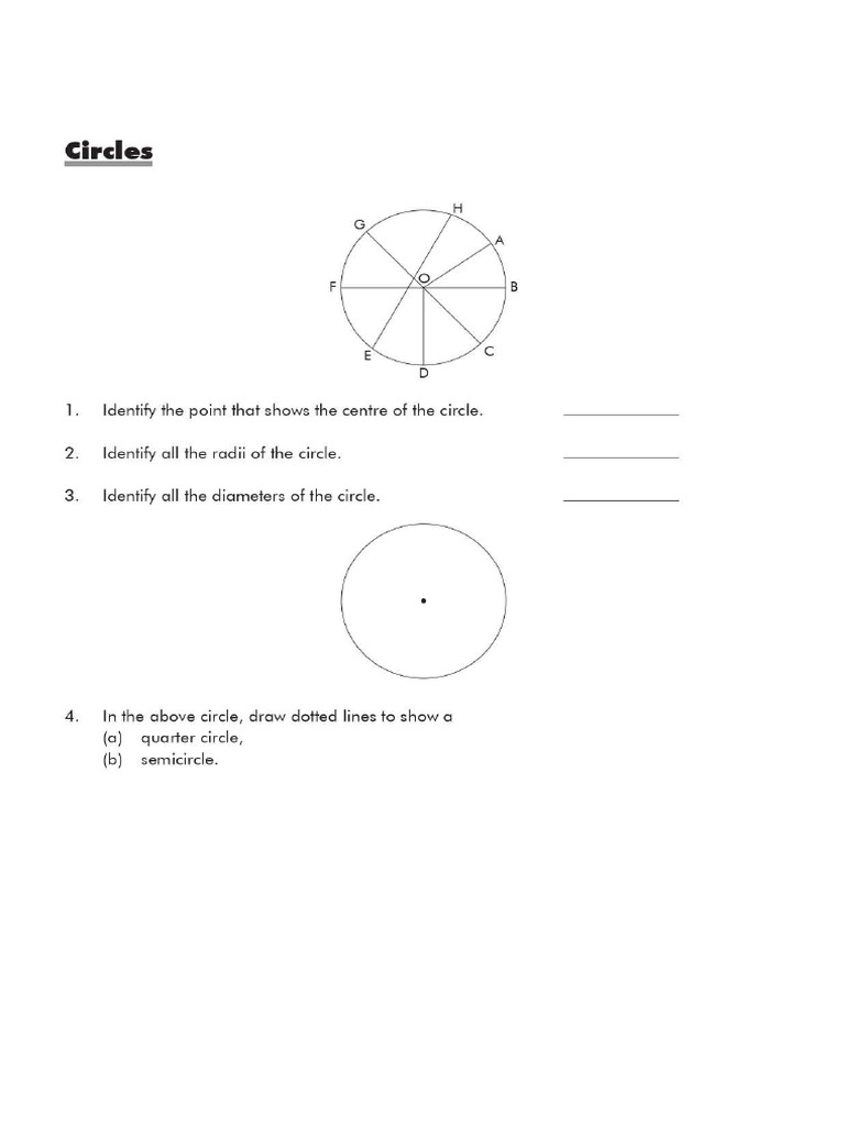 p6 Math Circle Ws Only Clean | PDF