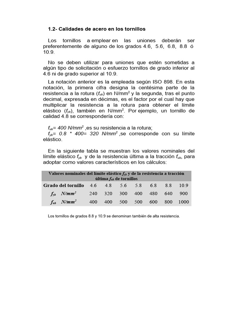 Grados en Tornillos | PDF | Ciencia y matemáticas