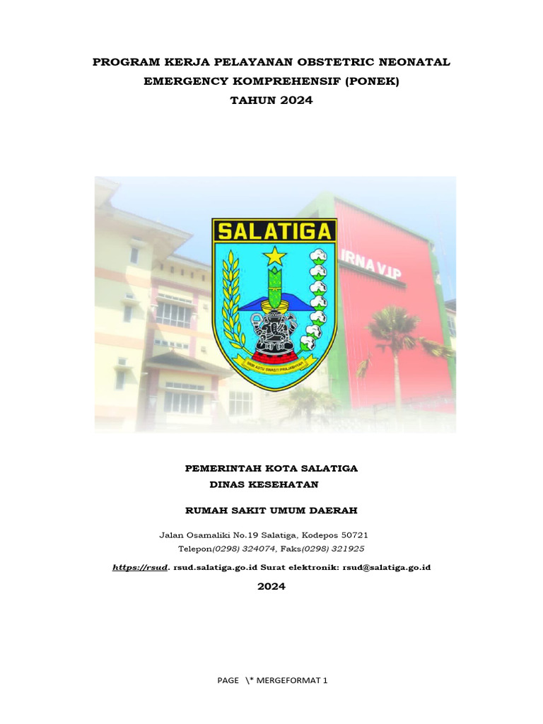 PROGRAM KERJA PONEK 2024 Revisi | PDF