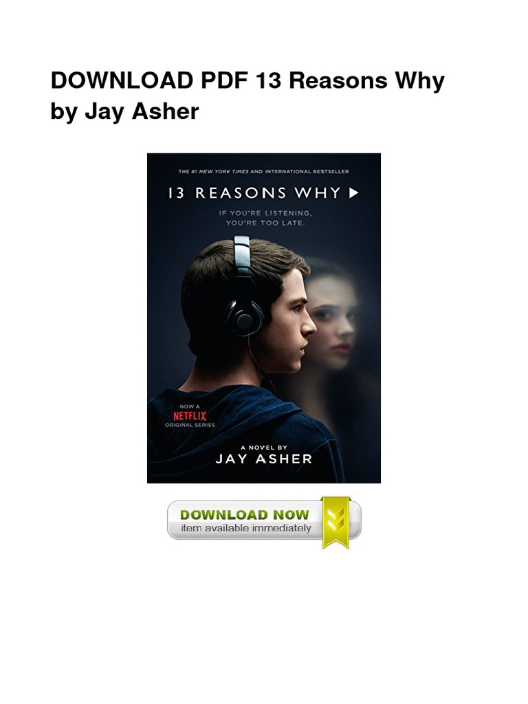 13 Reasons Why by Jay Asher | PDF