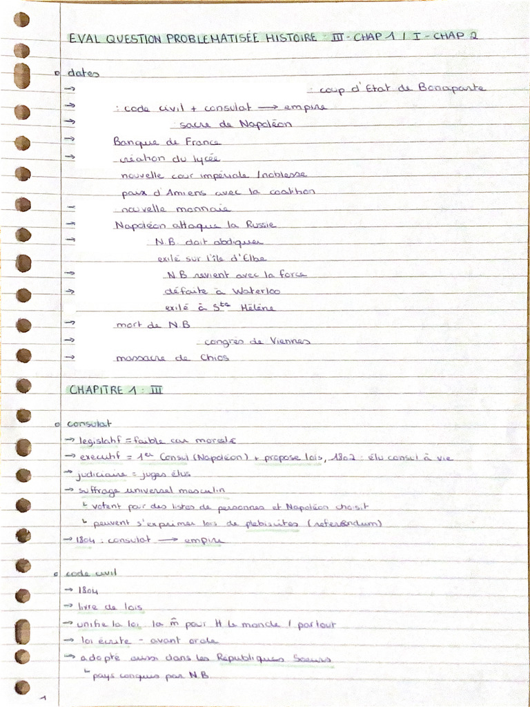 RQP 1 Histoire | PDF