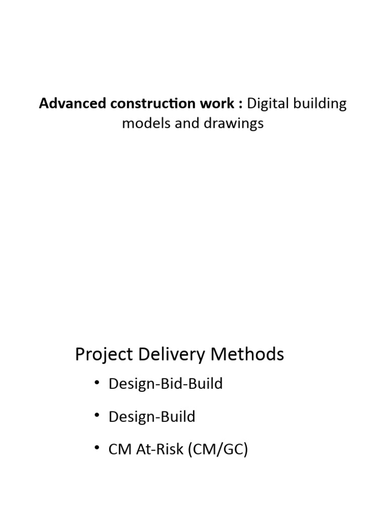 Lecture - Digital Building Models BIM | PDF | Building Information ... Lecture - Digital Building Models BIM | PDF | Building Information ...