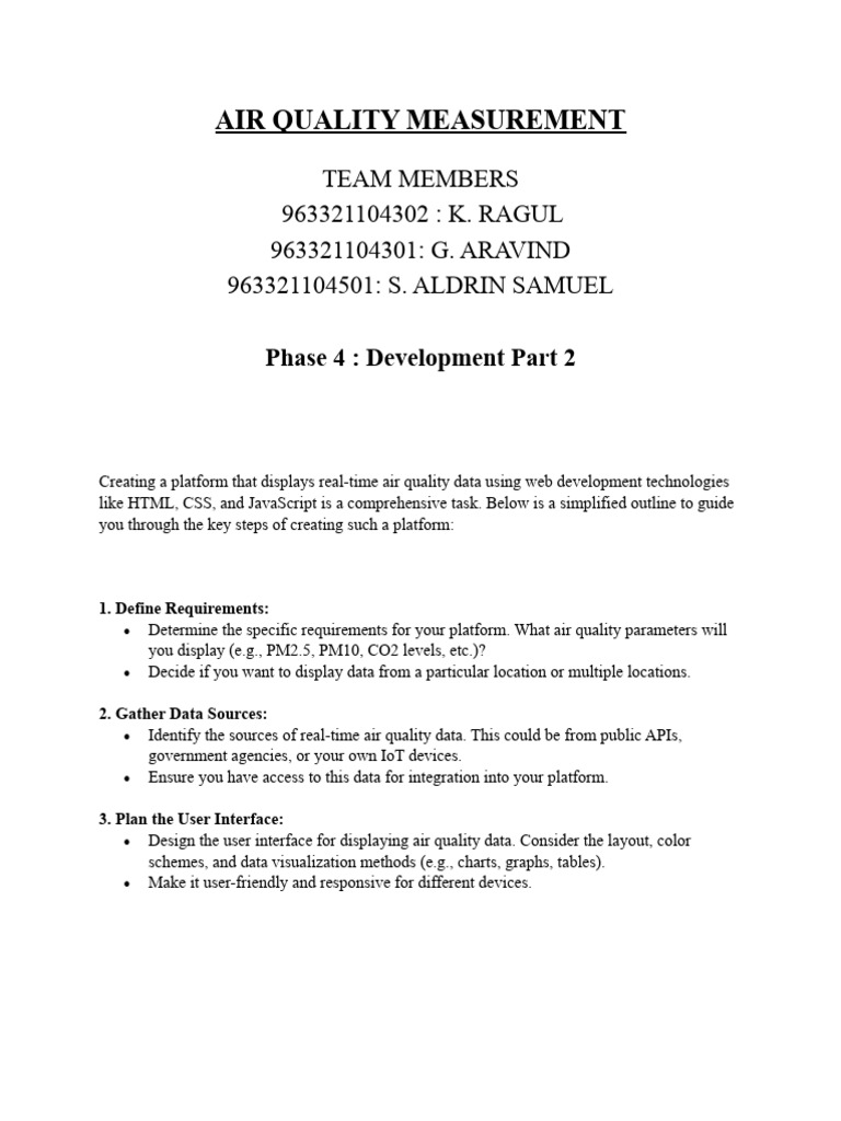 IOT - Phase 4 | PDF | World Wide Web | Internet & Web