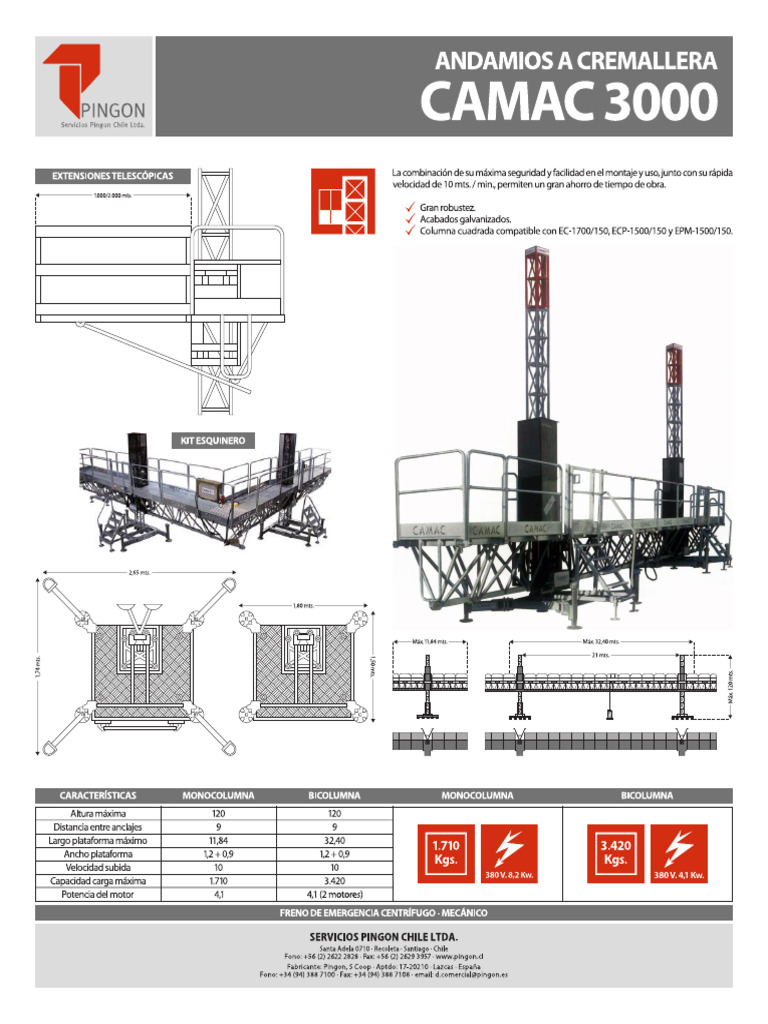 Ficha Tecnica Pingon 3000 | PDF